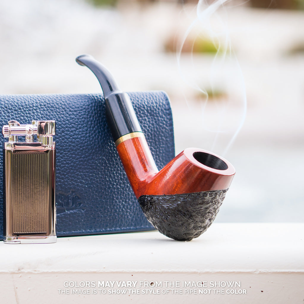 No. 67 Full Bent Mediterranean Briar Wood Smoking Pipe