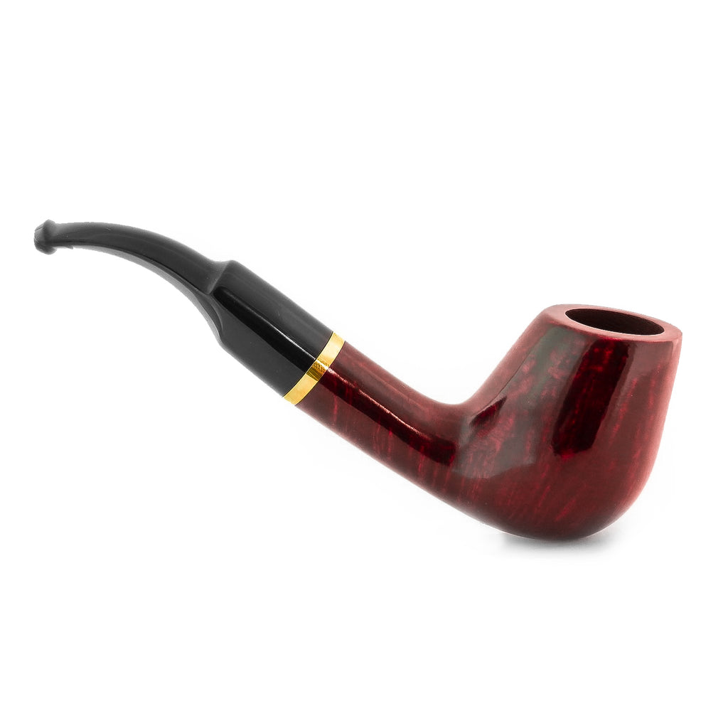 No. 67 Full Bent Mediterranean Briar Wood Smoking Pipe