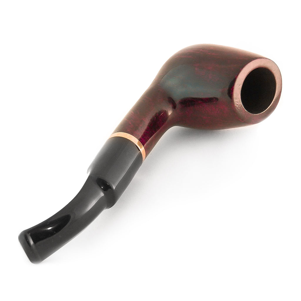 No. 67 Full Bent Mediterranean Briar Wood Smoking Pipe