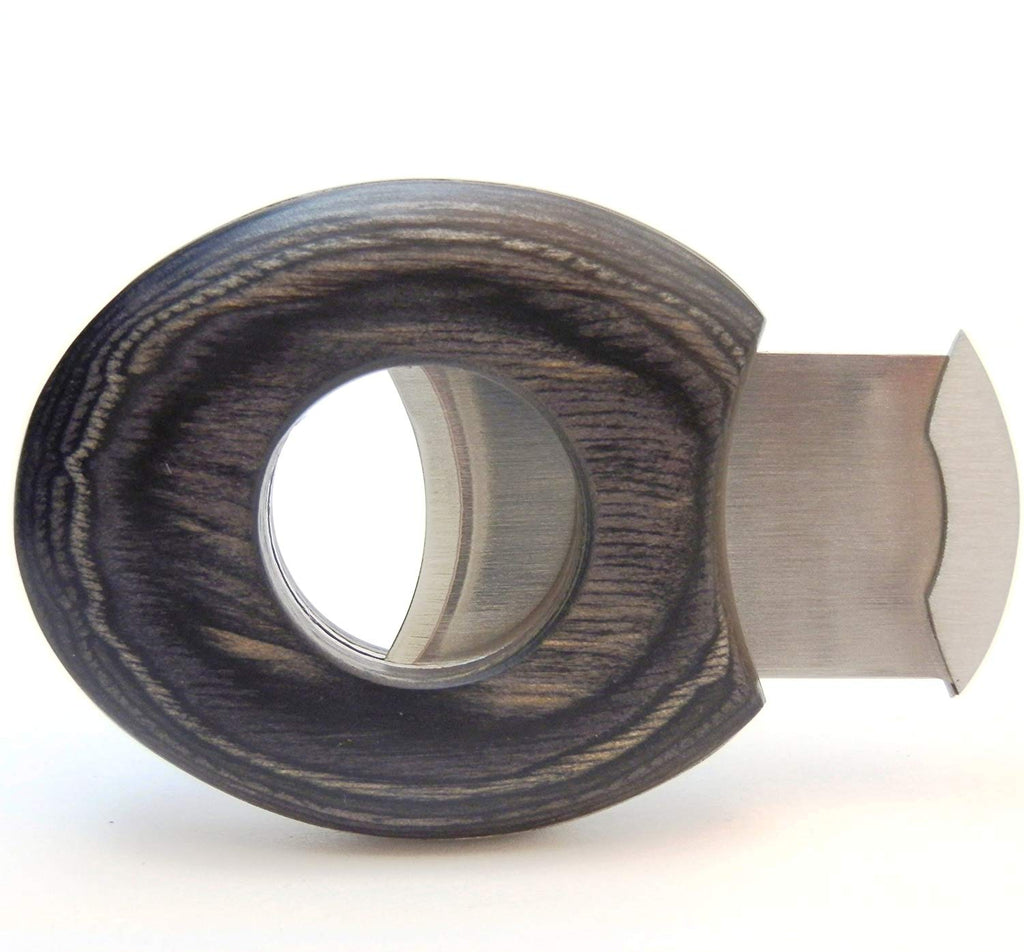 Mrs. Brog Cigar Cutter - Ebony Wood & Stainless Steel