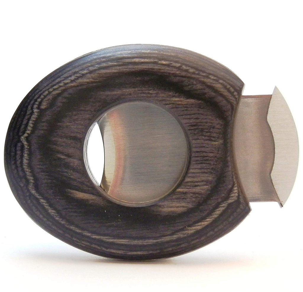 Mrs. Brog Cigar Cutter - Ebony Wood & Stainless Steel